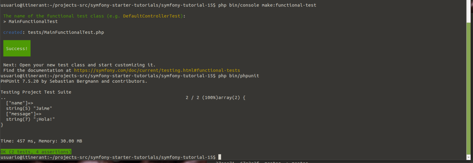 Symfony: tutorial 15: los tests automáticos, funcionales, de aceptación ... Symfony: tutorial 15: los tests automáticos, funcionales, de aceptación ...
